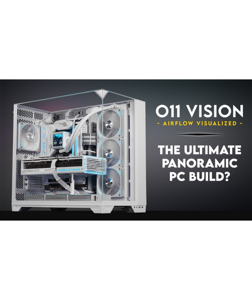 Lian Li O11 Vision White TG ATX Mid Tower Case O11VW – DynaQuest PC