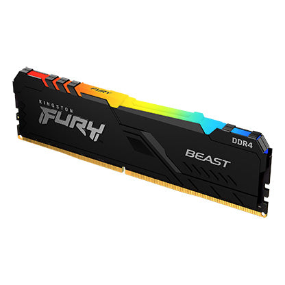 Kingston Fury Beast RGB 8GBx1 DDR4 3600MHz CL17 KF436C17BBA/8 Desktop ...