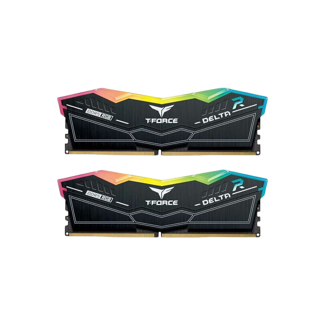 T-Force Delta RGB 16GB DUAL Black DDR5 5200MT/s FF3D516G5200HC40CDC01 ...