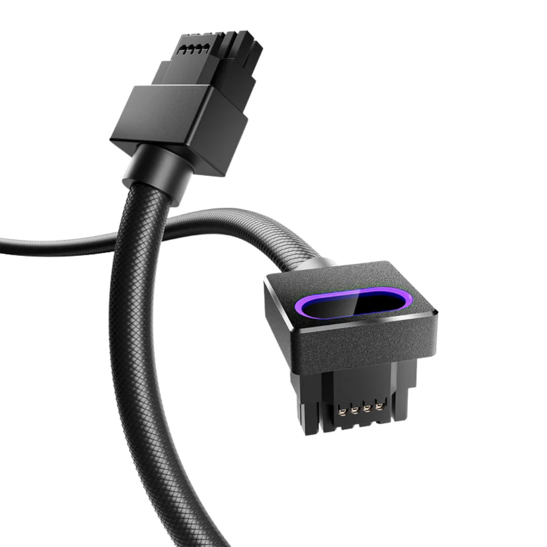 Asiahorse Hydrus ARGB PSU Replacement Cable 16PIN 50cm GPU ( Black | W ...