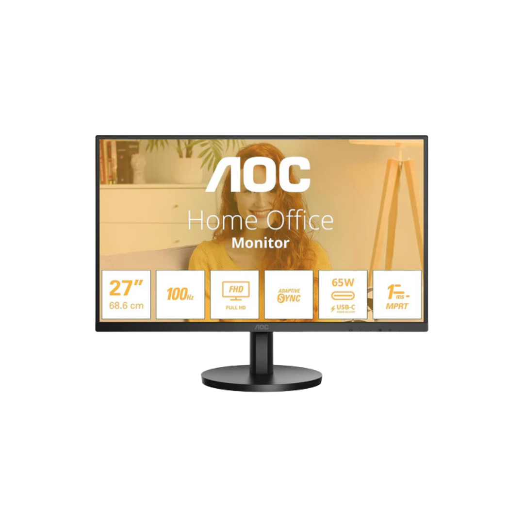 AOC 27B3CA2 27" IPS 100Hz FHD (1920x1080) 1ms Adaptive Sync Monitor HD ...