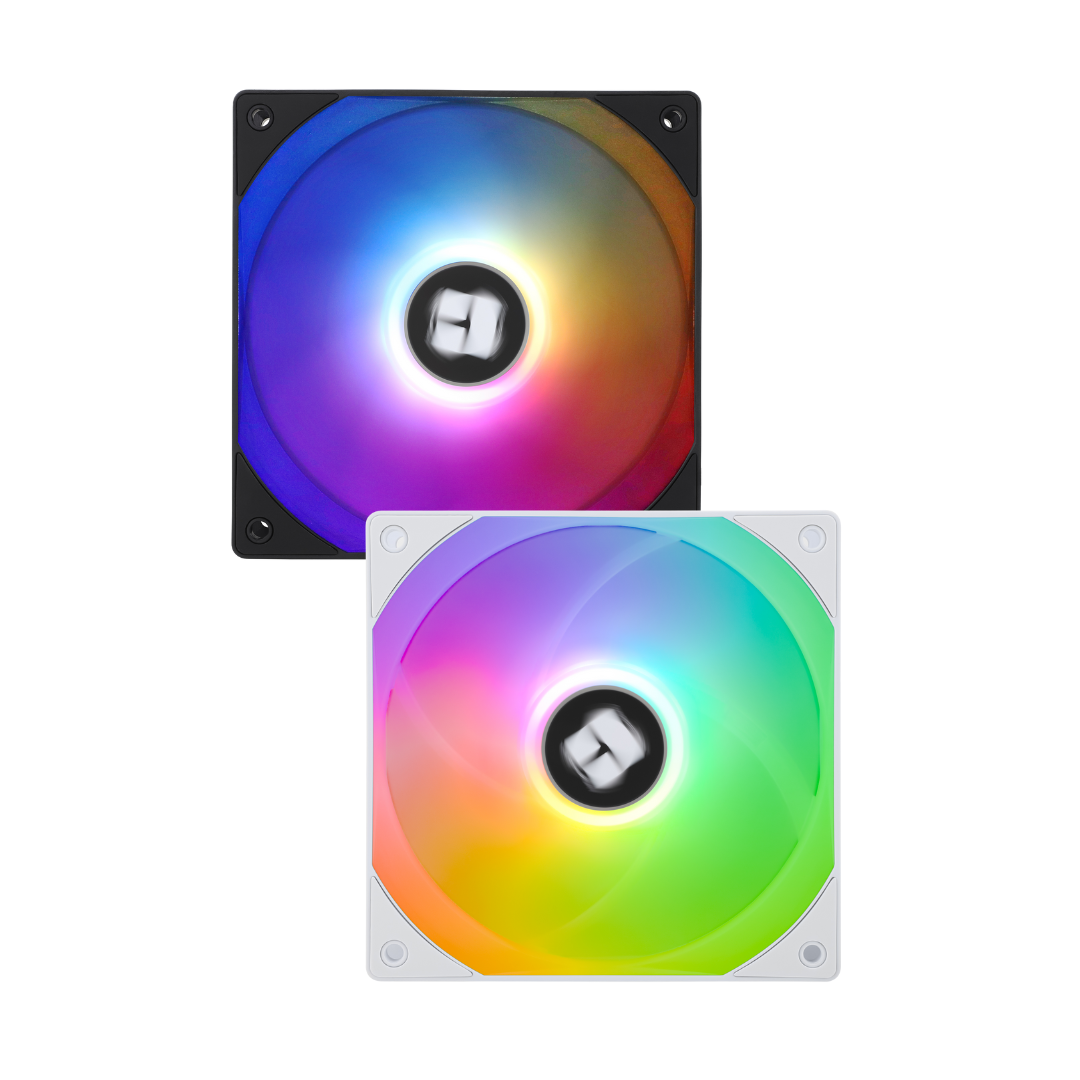 Thermalright ARGB Reverse Fan (TL-C12RB-S V2 Black/ TL-C12RW-S V2 Whit ...