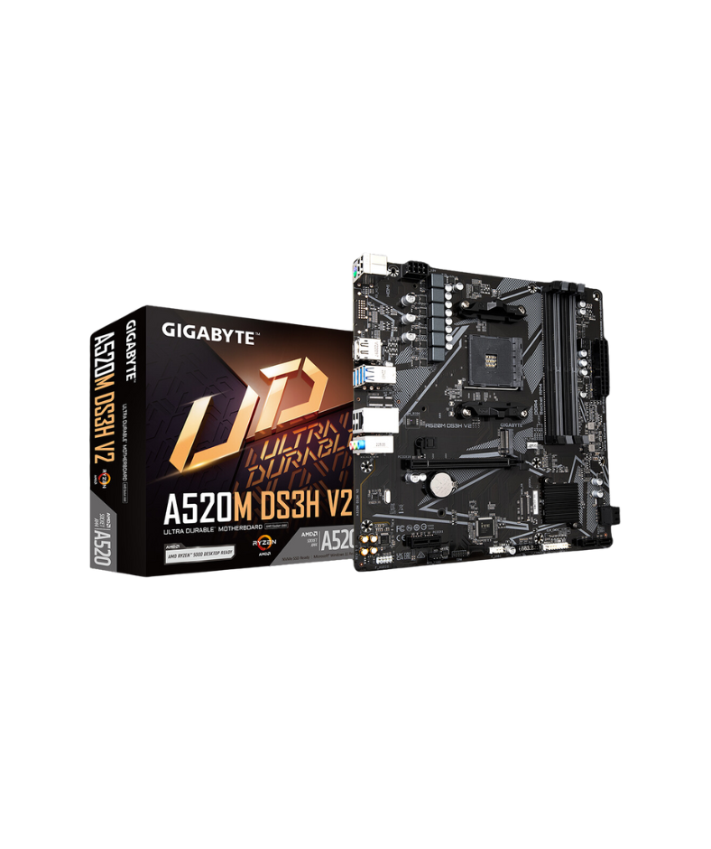 Gigabyte A520M DS3H V2 (AM4) Motherboard – DynaQuest PC