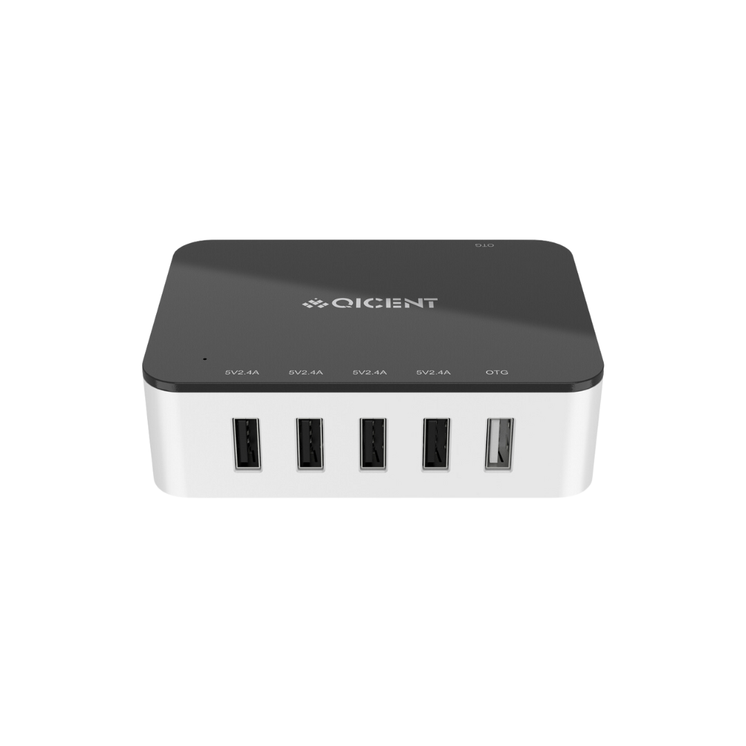 QICENT DO-5U-US-BK 39W 5-Port USB Charging Station – DynaQuest PC