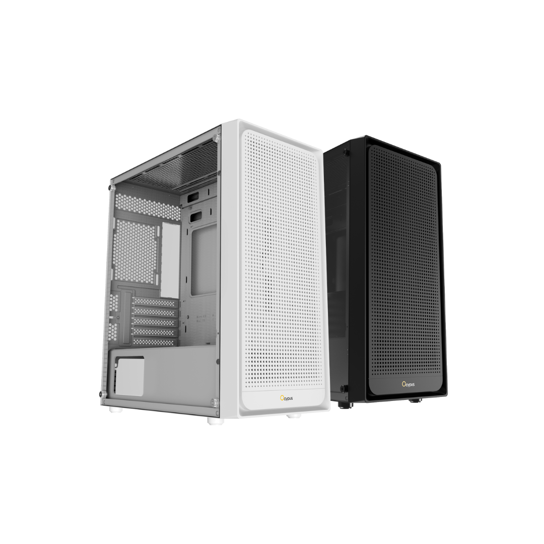 Ocypus Gamma C50 Airflow mATX Case GAMMA-C50-BKG000XX-GL / GAMMA-C50-W ...