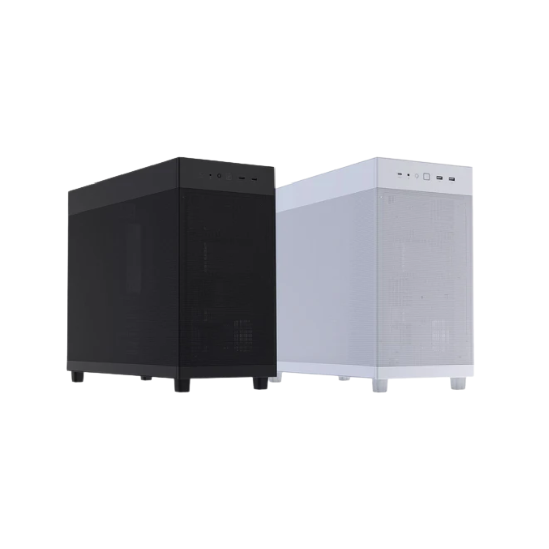 Asus Prime AP303 Mesh ATX PC Case ( Black | White ) – DynaQuest PC