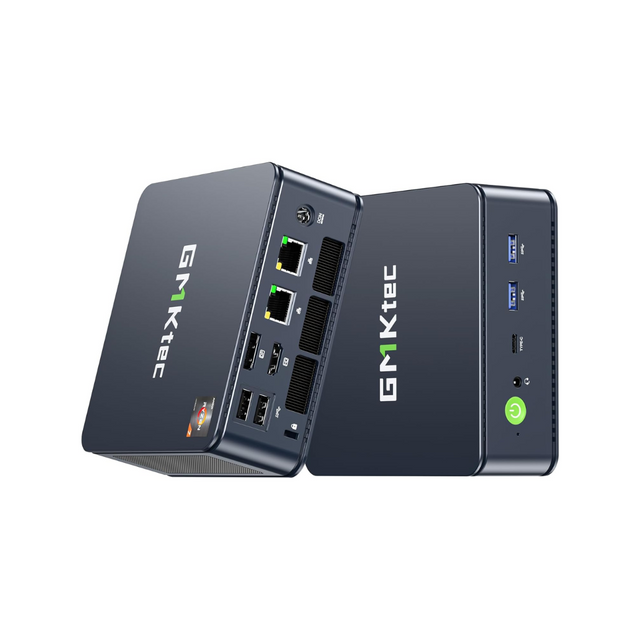 GMKtec M5 Plus NucBox Mini PC (Black) - AMD Ryzen 7 5825U | 16GB DDR4 ...