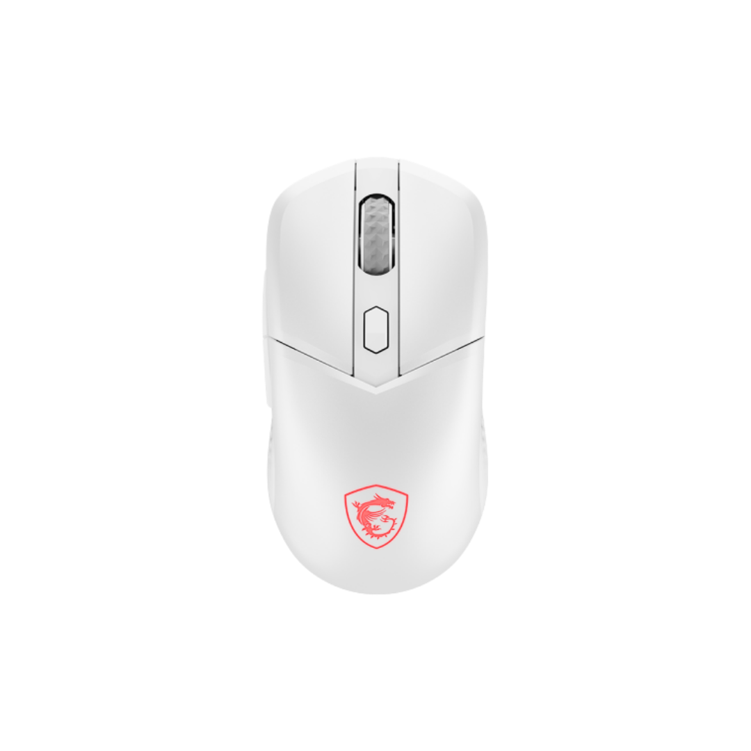 MSI Versa 300 Elite Wireless White Gaming Mouse – DynaQuest PC