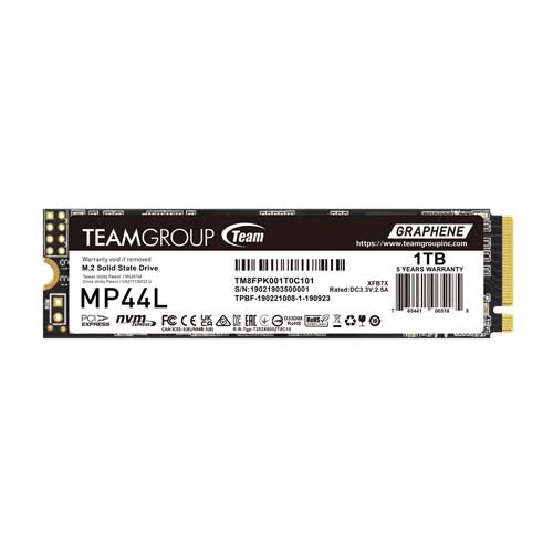 Teamgroup MP44L M.2 1TB PCIe 4.0 NVMe with Graphene Label Internal SSD ...