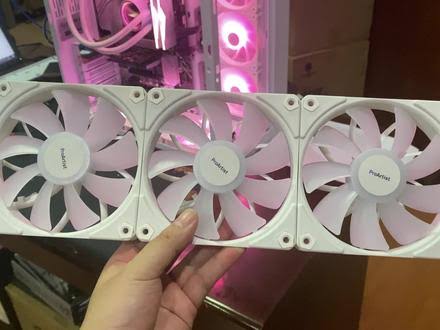 ProArtist BF12 PRO ARGB 3-in-1 Kit 120mm ( Black / White ) Case fan ...