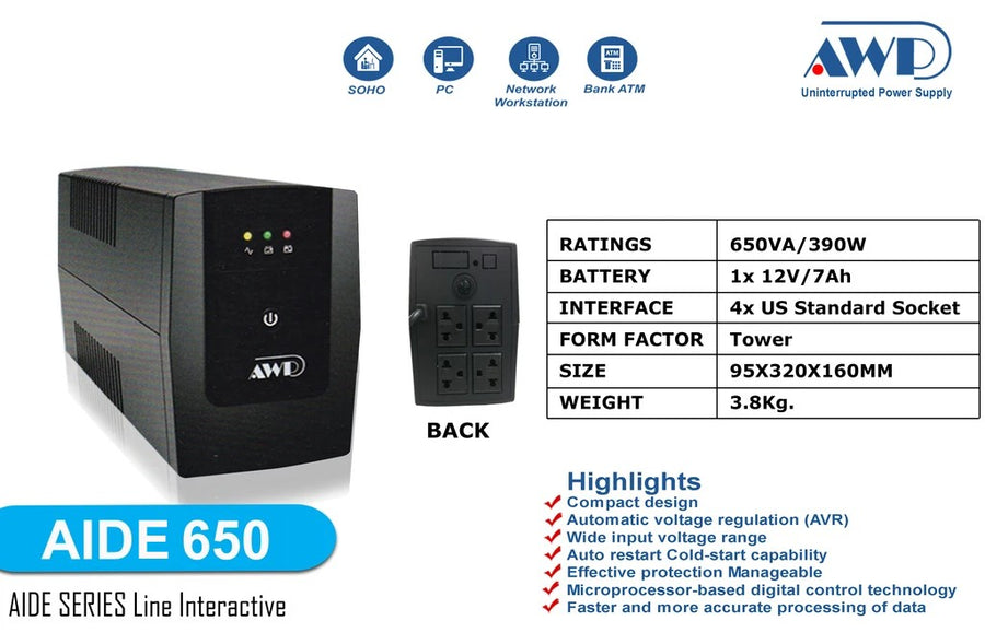 Peripherals - UPS / AVR – DynaQuest PC