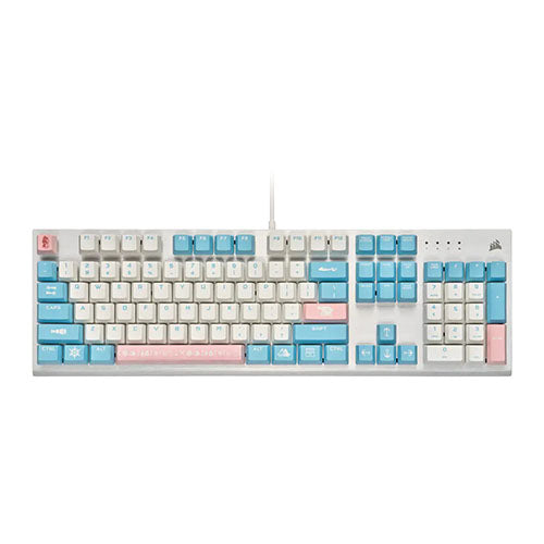 Corsair K60 RGB PRO Mechanical Gaming Keyboard White – Sweet Sky CH-91 ...