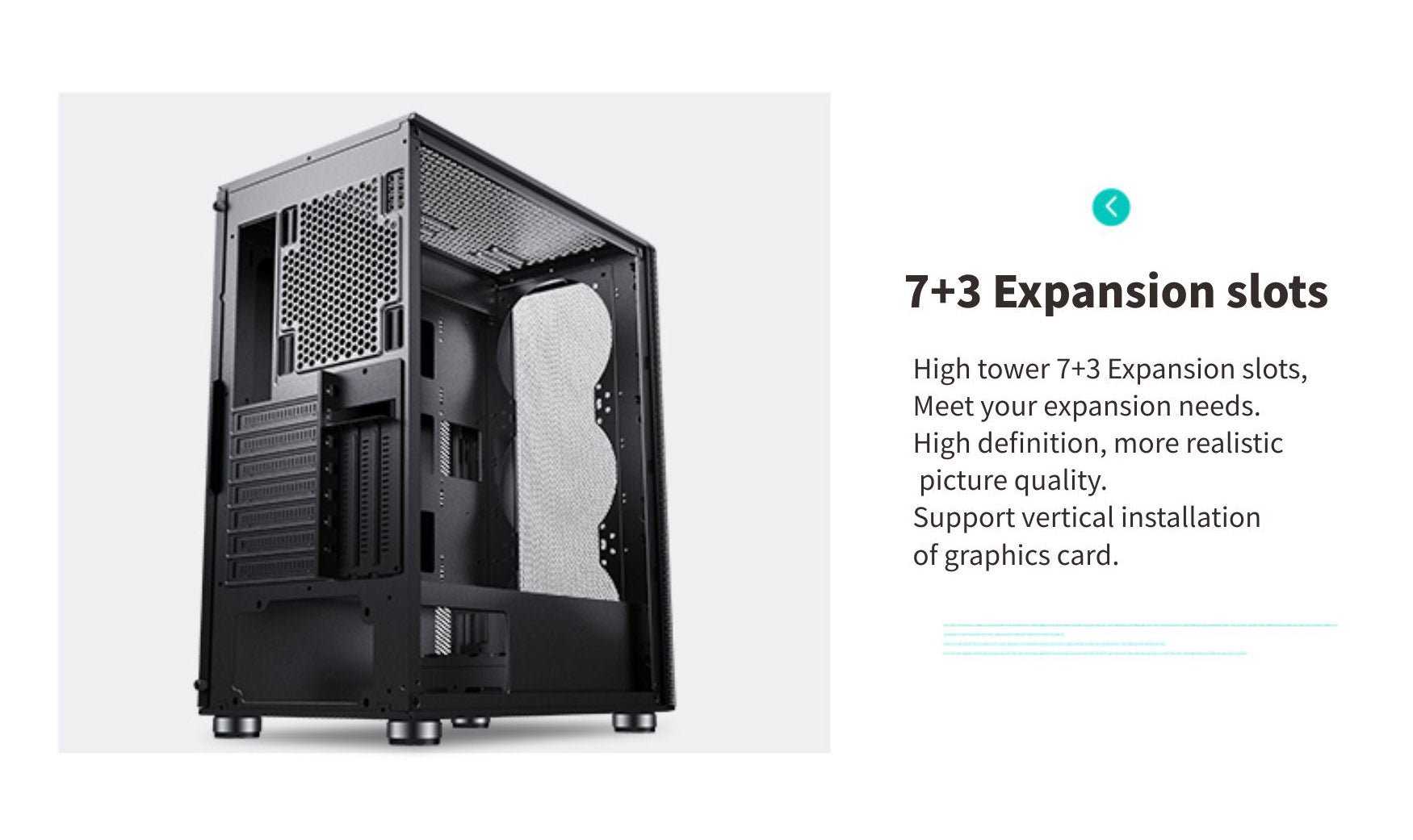PCcooler GAME 7 Black ATX TG Mid Tower Case (with 1*120mm PCcooler GAME 7 Black ATX TG Mid Tower Case (with 1*120mm