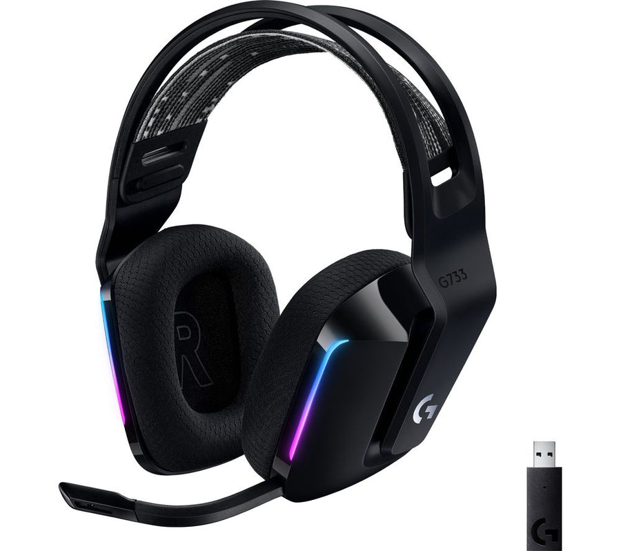Logitech G733 Lightspeed Wireless RGB Gaming Headset ( Black | Lilac ...