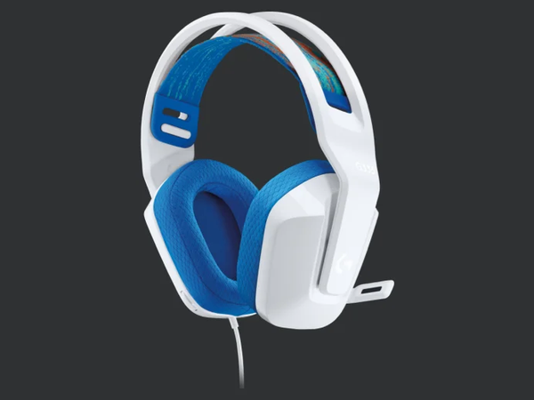 Logitech G335 White Gaming Headset – DynaQuest PC