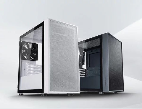 Tecware Nexus Air M2 Mesh TG mATX Case (3x120mm Fan included) Black ...
